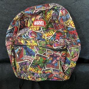 Marvel | Bags | Marvel Retro Avengers Comic Strip Backpack | Poshmark